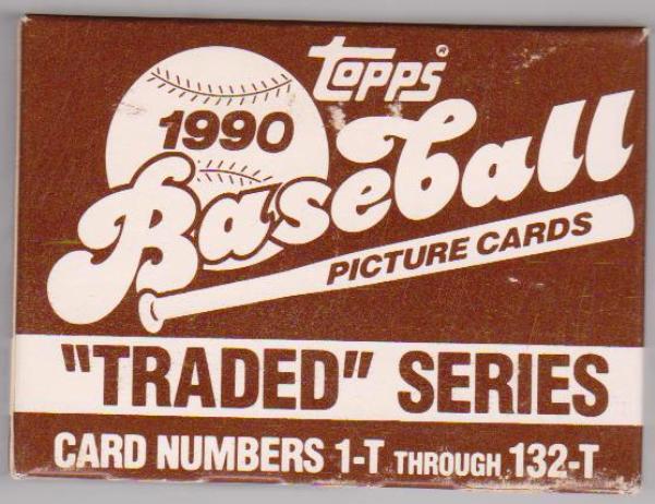 1990 Topps Traded Baseball 132 Card Set In Factory Box | Property Room