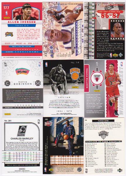 Basketball Card Collection w/ Michael Jordan, Shaquille O'Neal + More ...