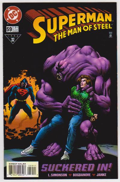 1996 DC Comics Superman The Man Of Steel #59 Issue | Property Room