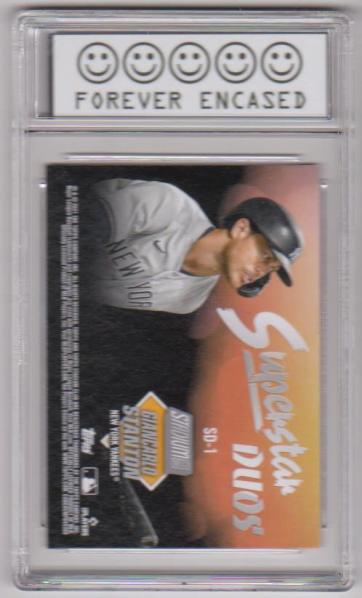 Graded Mint 9 - Aaron Judge/Giancarlo Stanton 2021 Stadium Club ...