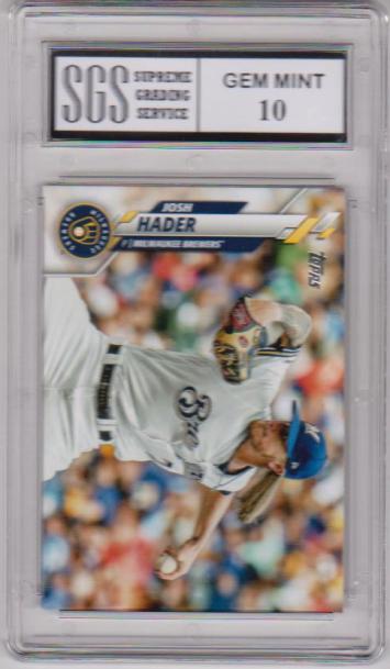 Graded Gem Mint 10 - Josh Hader 2020 Topps #559 Card | Property Room
