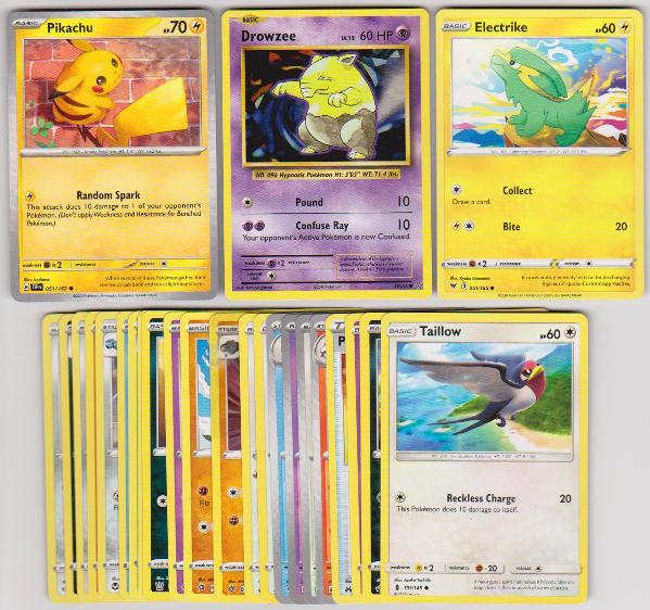 25 Different Pokemon Trading Cards w/ Pikachu + More | Property Room