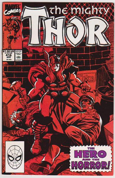 1990 Thor #416 Issue - Marvel Comics | Property Room