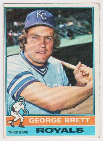 1976 Topps George Brett #19 2nd Year Card - HOF'er | Property Room