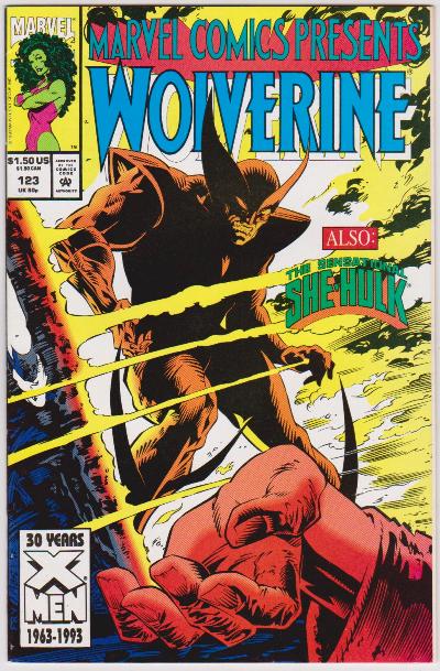 1993 Wolverine And Ghost Rider #123 Issue - Marvel Comics | Property Room