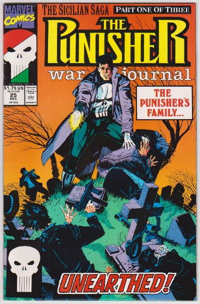 1990 The Punisher War Journal #25 Issue - Marvel Comics | Property Room