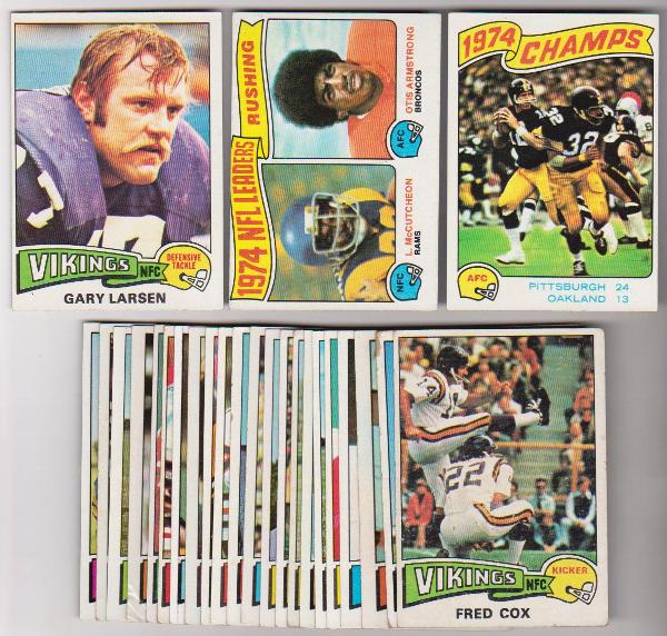 25 Different 1975 Topps Football Cards | Property Room
