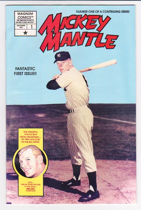 MICKEY MANTLE #1 Issue Comic Book - Magnum Comics - Nice First Issue ...