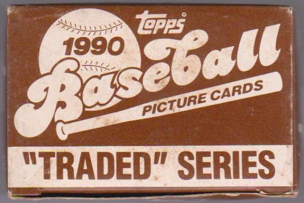 1990 Topps Traded Baseball 132 Card Set In Factory Box | Property Room