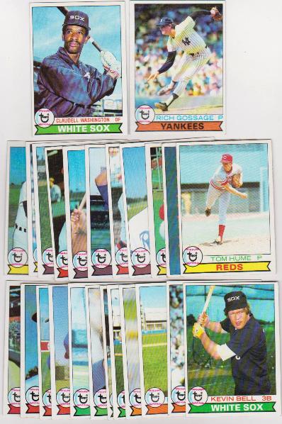 25 Different 1979 Topps Baseball Cards - Rich Gossage + More | Property ...