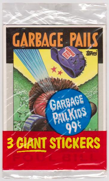 Sealed - 1986 Topps Garbage Pail Kids Giant Stickers Unopened Pack ...
