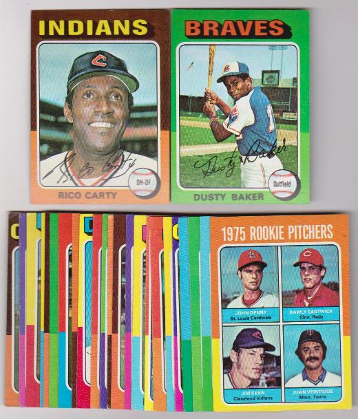25 Different 1975 Topps Baseball Cards - Dusty Baker + More | Property Room