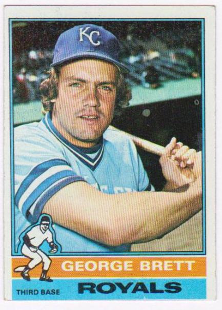 1976 Topps George Brett #19 2nd Year Card - HOF'er | Property Room