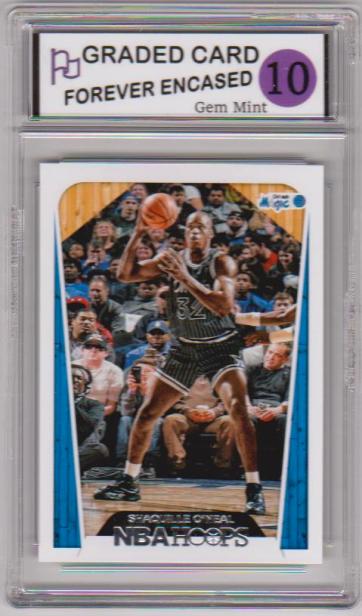 Graded Gem Mint 10 - Shaquille O'Neal 2018-19 Hoops #298 Card ...