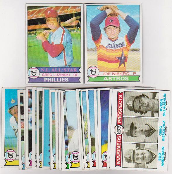 25 Different 1979 Topps Baseball Cards - Greg Luzinski + More ...