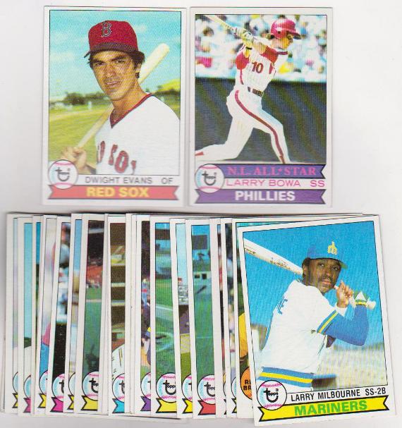 25 Different 1979 Topps Baseball Cards w/ Dwight Evans + More ...