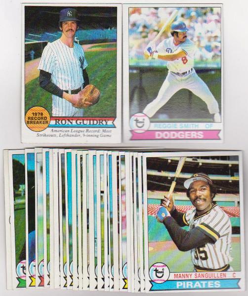 25 Different 1979 Topps Baseball Cards - Ron Guidry + More | Property Room