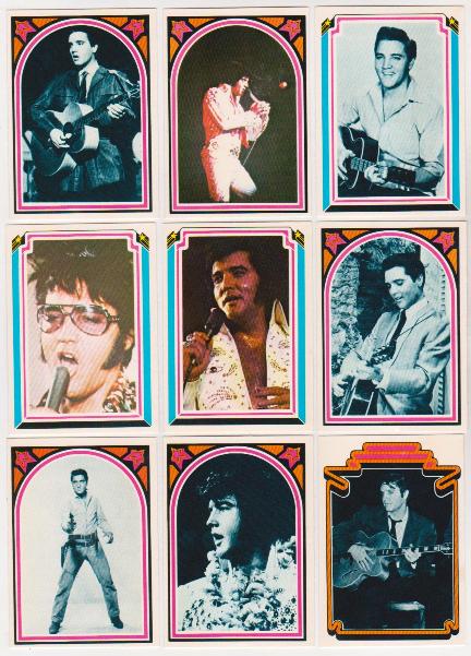 Vintage - 1978 Elvis Presley Trading Cards - 9 Different | Property Room