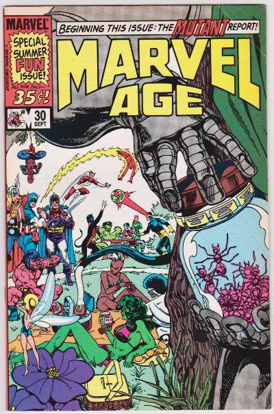 1985 MARVEL AGE #30 Issue - Marvel Comics | Property Room