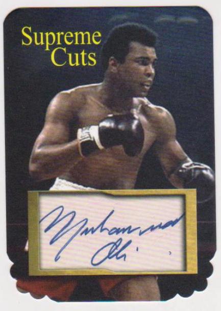 #47/75 Produced - Muhammad Ali Facsimile Autograph Supreme Cuts Special ...