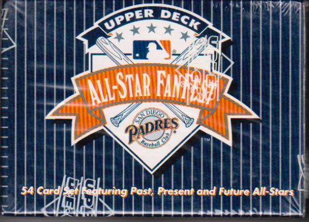 Sealed - 1992 Upper Deck All-Star FanFest 54 Card Factory Set ...