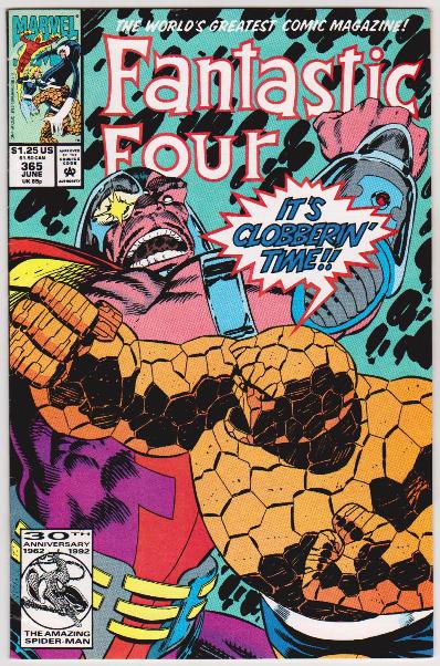 1992 Marvel Comics Fantastic Four #365 Issue | Property Room