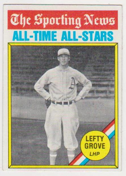 1976 Topps Lefty Grove #350 Card - HOF'er | Property Room