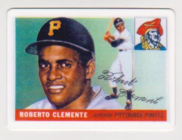 1955 Topps Roberto Clemente #164 Rookie Porcelain Replica Card ...