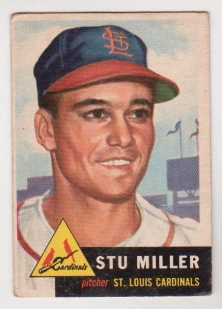 1953 Topps Baseball Stu Miller #183 Card | Property Room