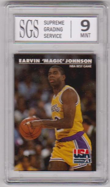 Graded Mint 9 - Magic Johnson 1992 Skybox USA #31 Card | Property Room