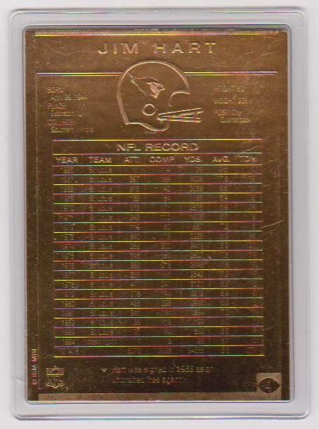 22 Kt Gold Jim Hart Danbury Mint Gold Card | Property Room