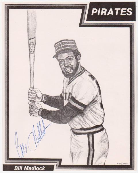 Signed Bill Madlock 8x10 Autograph + 1979 Topps #195 Card Pair ...