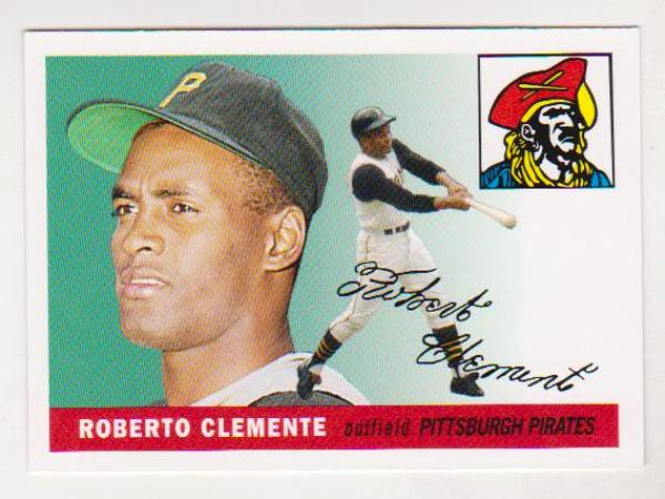 Roberto Clemente 1955 Topps #164 Rookie Commemorative Card - 2006 Topps ...