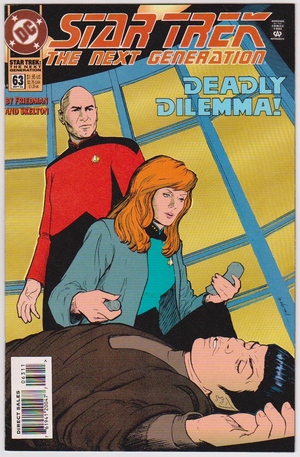 1994 Star Trek The Next Generation #63 Issue - DC Comics | Property Room