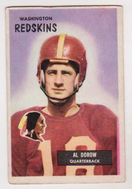 1955 Bowman Football Al Dorow #77 Card | Property Room