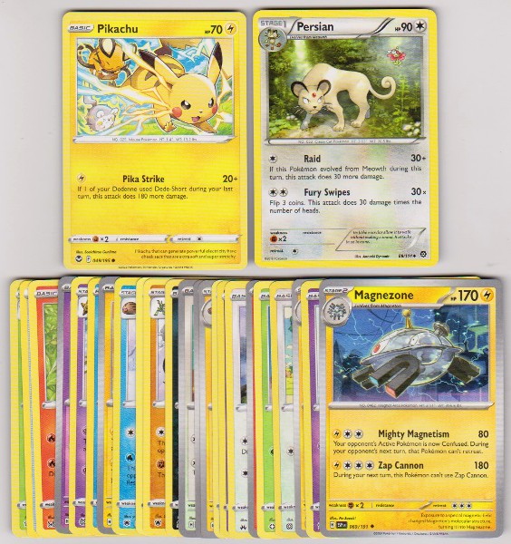 25 Different Pokemon Trading Cards w/ Pikachu + More | Property Room