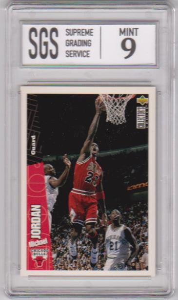 Graded Mint 9 - Michael Jordan 1996-97 Collectors Choice Spanish #23 ...