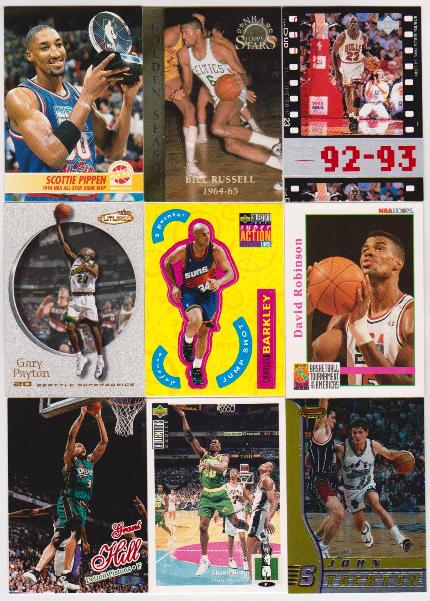 Basketball Card Collection w/ Michael Jordan, Bill Russell + More ...