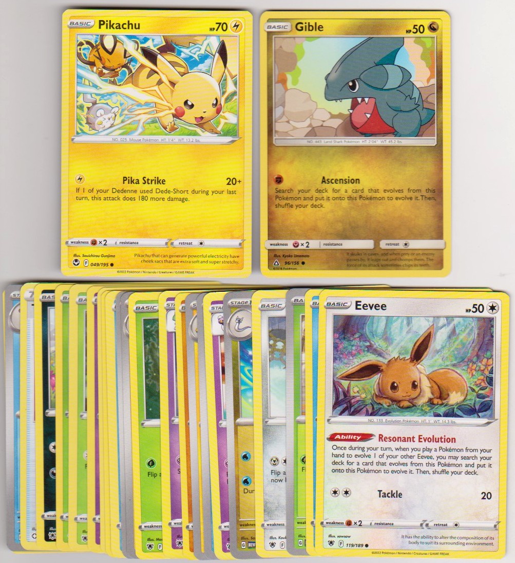 25 Different Pokemon Trading Cards w/ Pikachu + More | Property Room