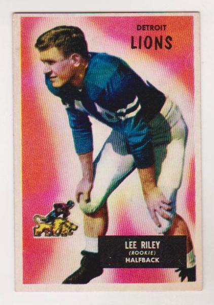 1955 Bowman Football Lee Riley #21 Card | Property Room