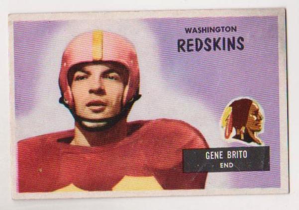 1955 Bowman Football Gene Brito #45 Card | Property Room