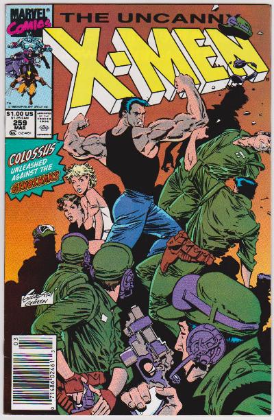 1990 The Uncanny X-Men #259 Issue - Marvel Comics | Property Room
