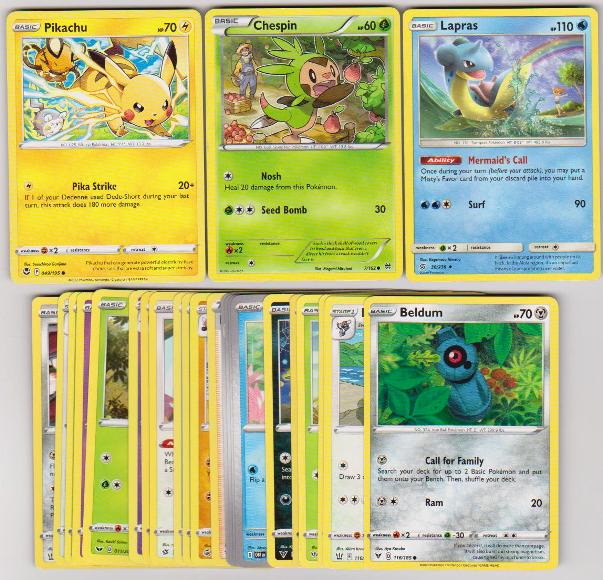 25 Different Pokemon Trading Cards w/ Pikachu + More | Property Room