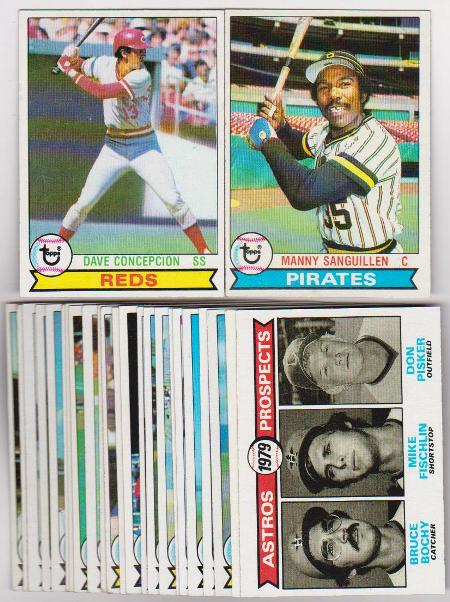 25 Different 1979 Topps Baseball Cards - Dave Concepcion + More 