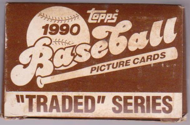 1990 Topps Traded Baseball 132 Card Set In Factory Box | Property Room