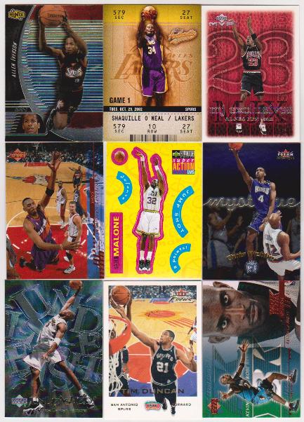 Basketball Card Collection w/ Michael Jordan, Shaquille O'Neal + More ...