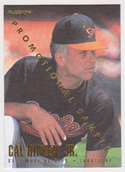 1996 Fleer Promotional Sample Cal Ripken, Jr. #20 Card | Property Room