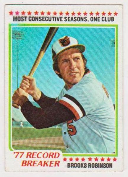 1978 Topps Brooks Robinson #4 Card - HOF'er | Property Room