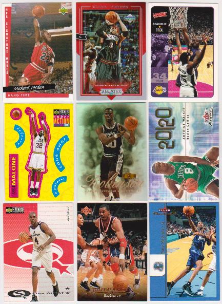 Basketball Card Collection w/ Michael Jordan, Shaquille O'Neal + More ...