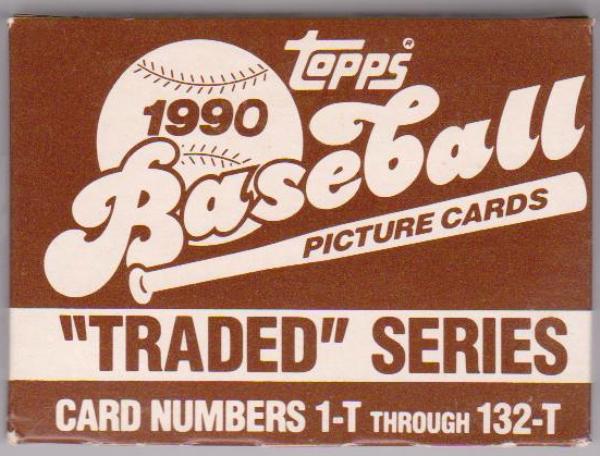 1990 Topps Traded Baseball 132 Card Set In Factory Box | Property Room